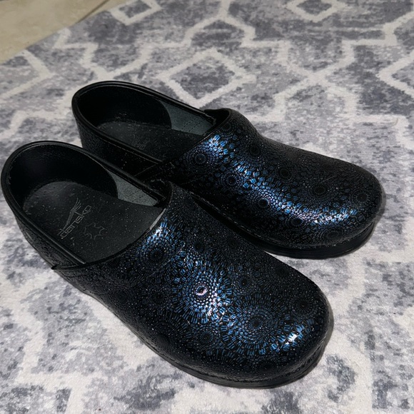 Dansko | Shoes | Dansko Professional Navy Medallion Clogs | Poshmark